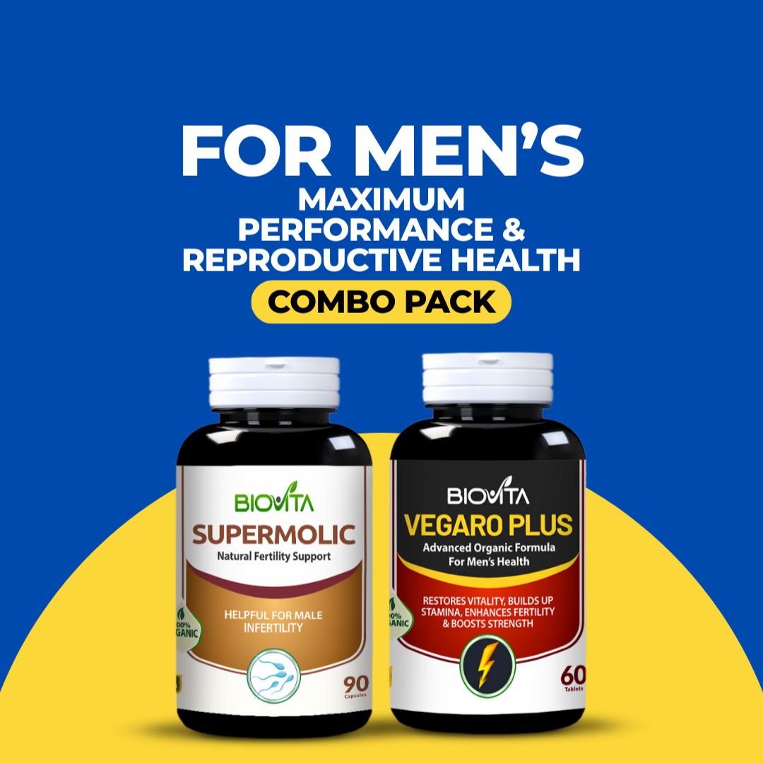 Supermolic + Vegaro Plus - Men's Health Combo– biovita.com.pk
